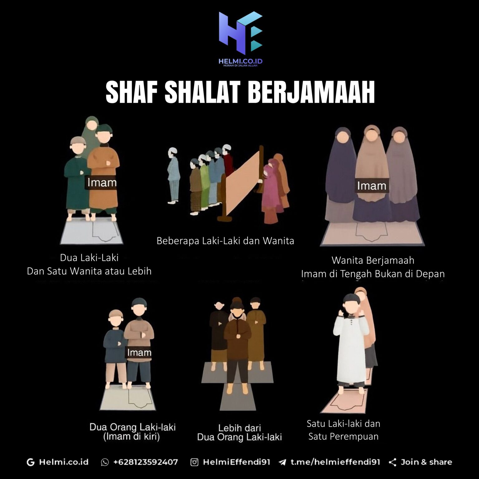 SHAF SHALAT BERJAMAAH - Helmi Effendi